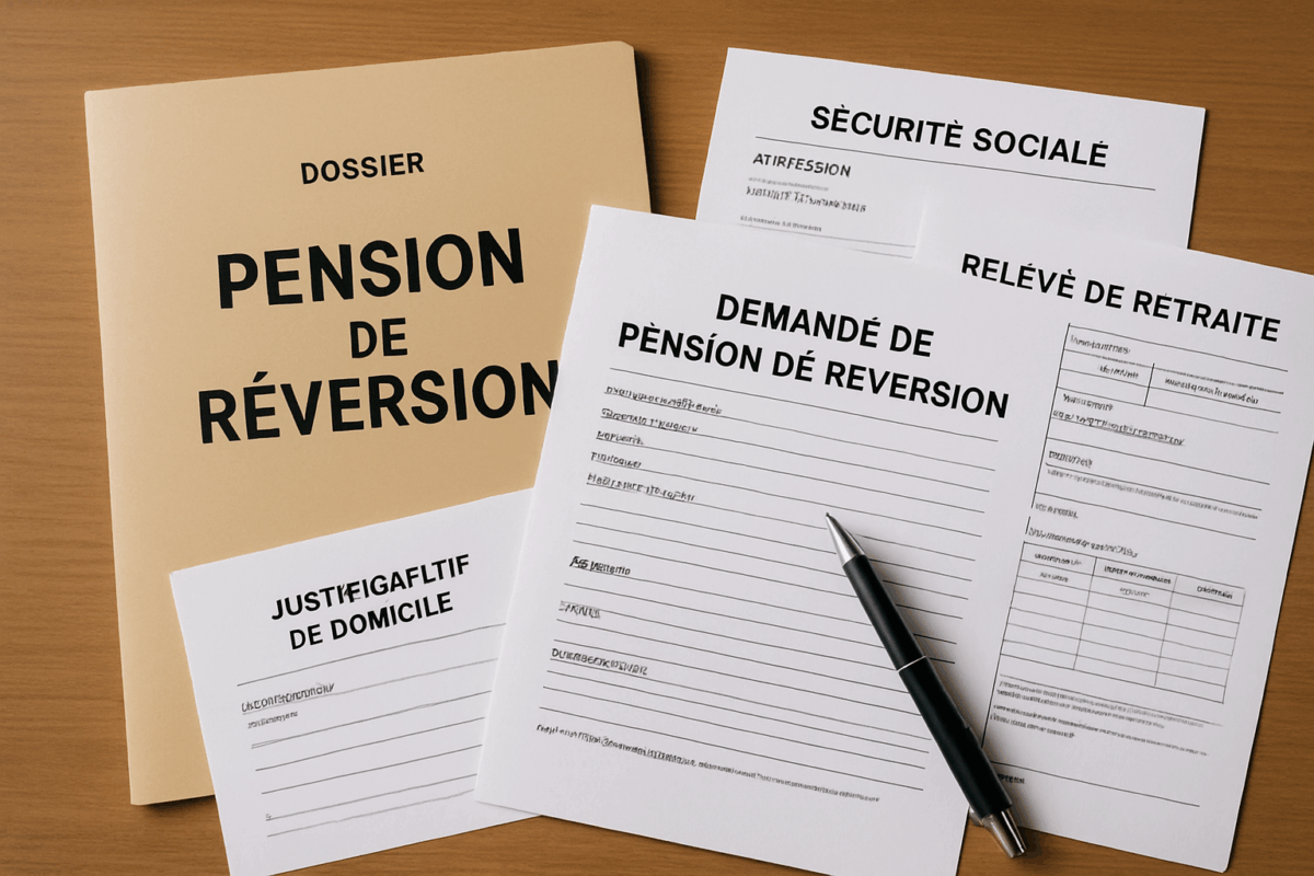 Documents essentiels pour demander une pension de réversion