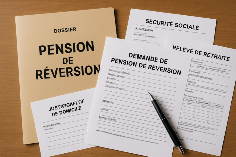 Documents essentiels pour demander une pension de réversion